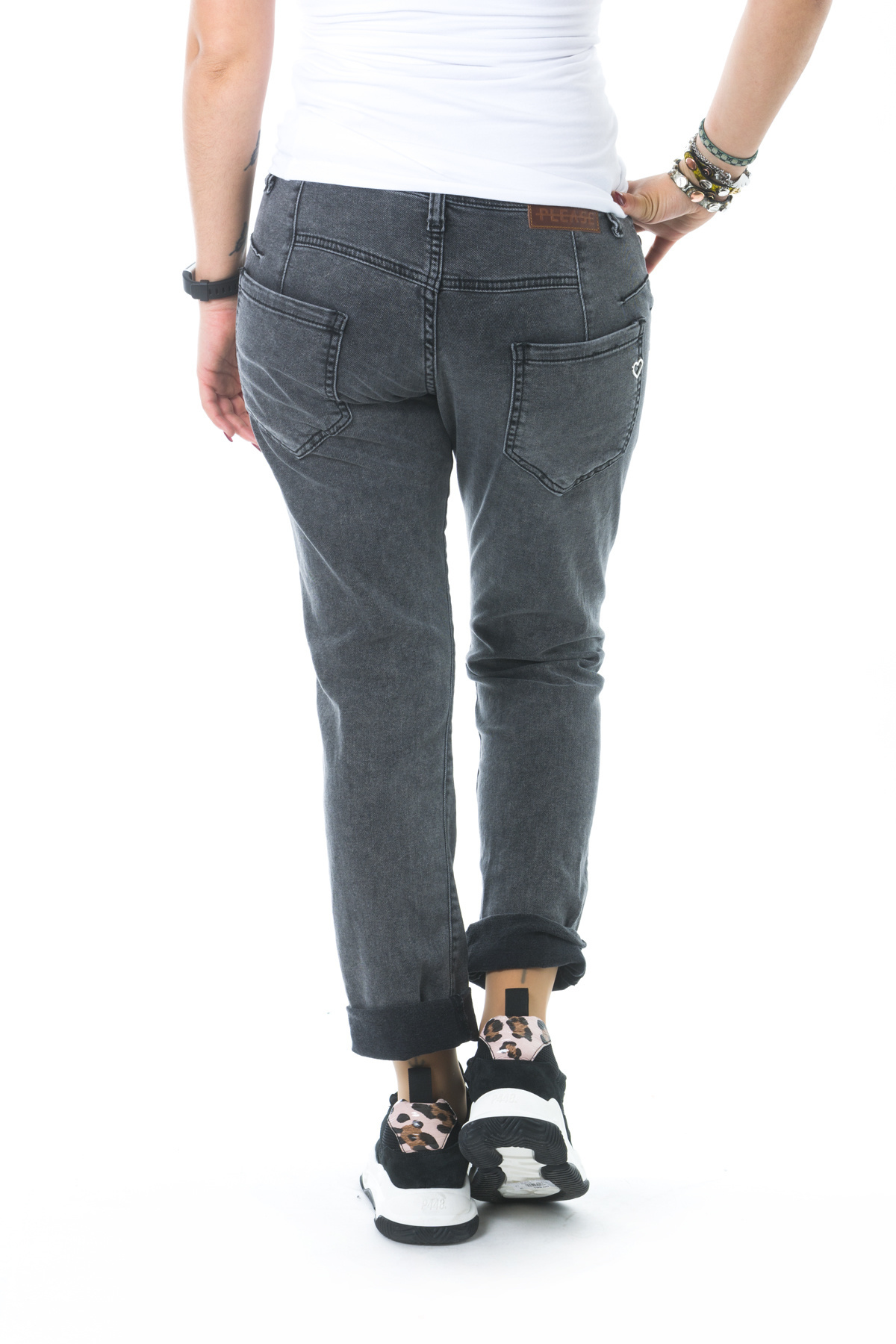 Please - Jeans P85 IV0 - Nero Denim. Please Shop
