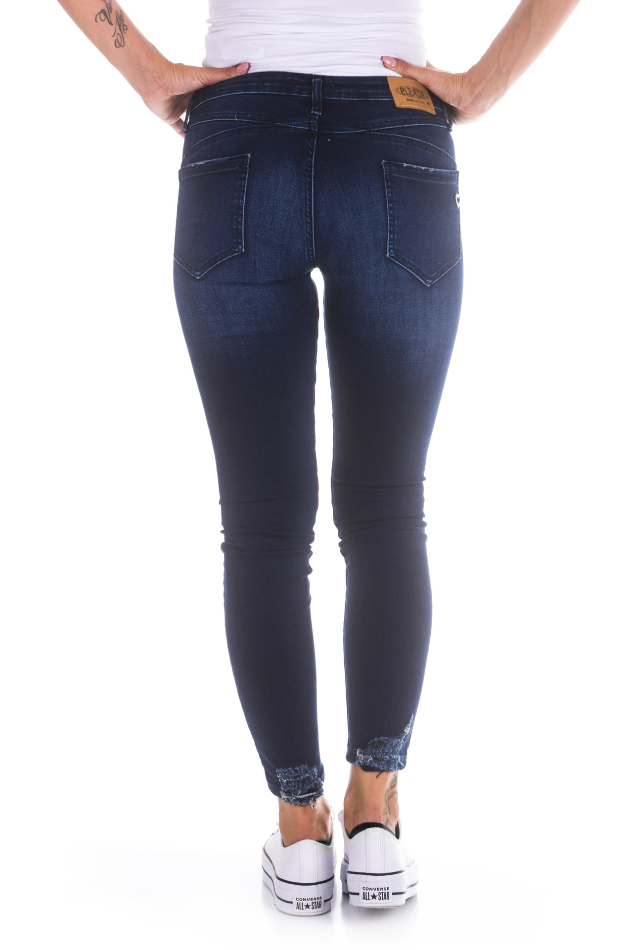 Please - Jeans P0 ENA - Skinny - Blu Denim. Please Shop