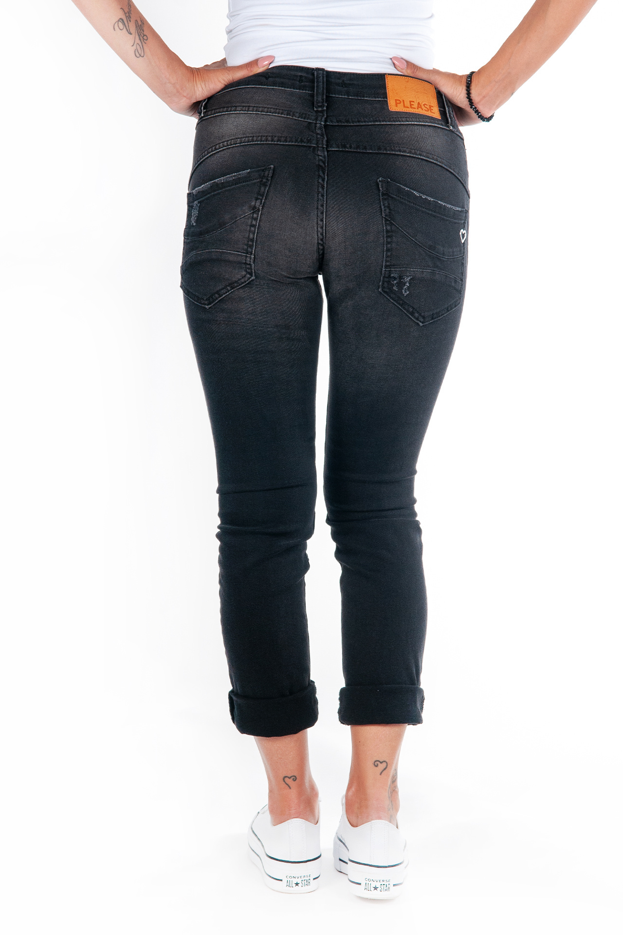 Please - Jeans P78 W4V - Nero Denim. Please Shop