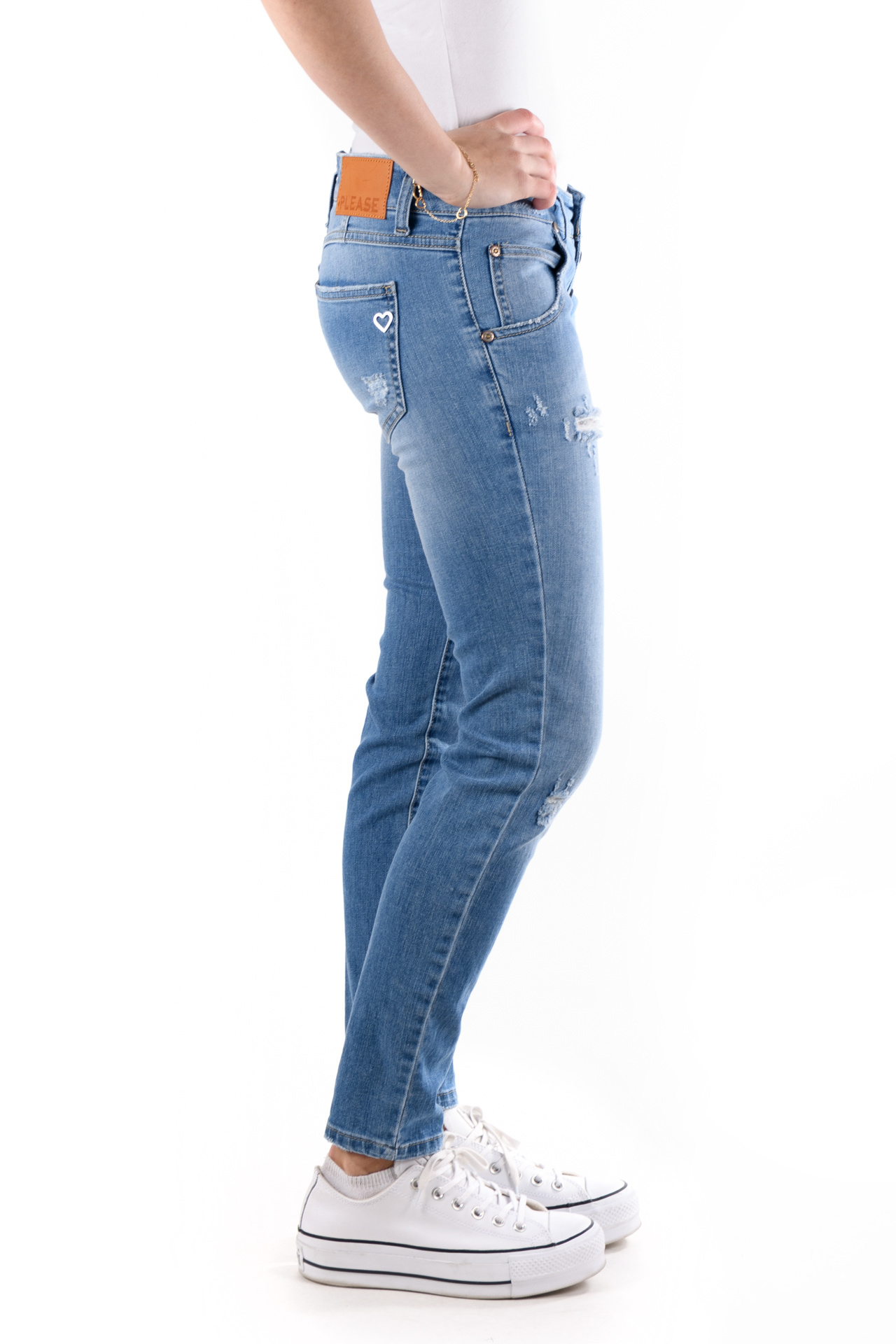 Please - Jeans P0X NHY - Blu Denim. Please Shop