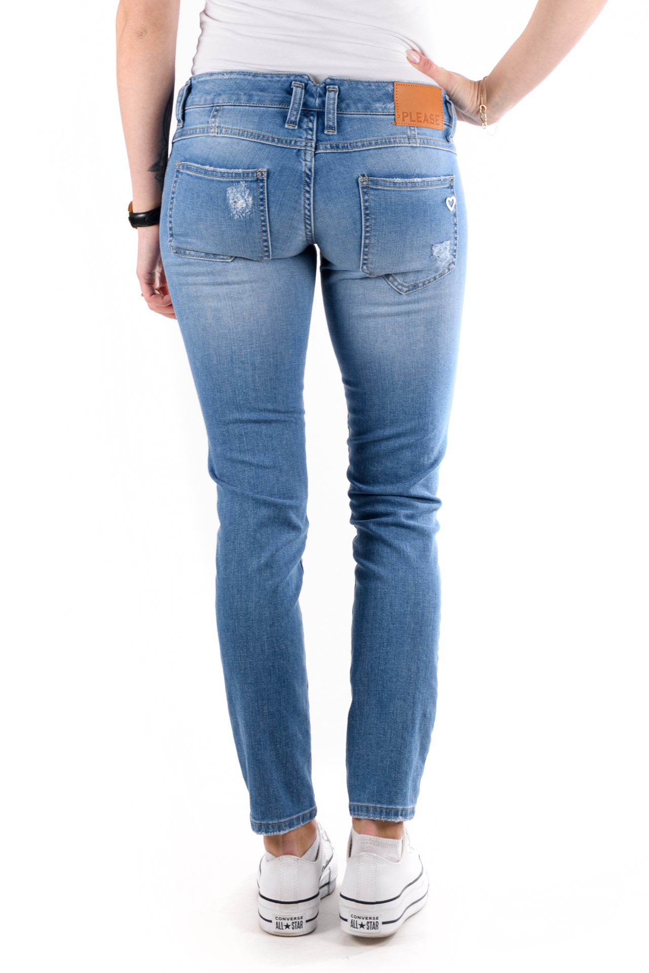 Please - Jeans P0X NHY - Blu Denim. Please Shop