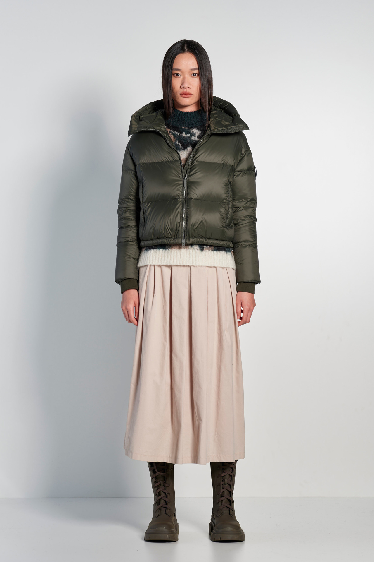 BOMBOOGIE WOMAN DOWN JACKET - 307 DEEP FOREST. Please Shop