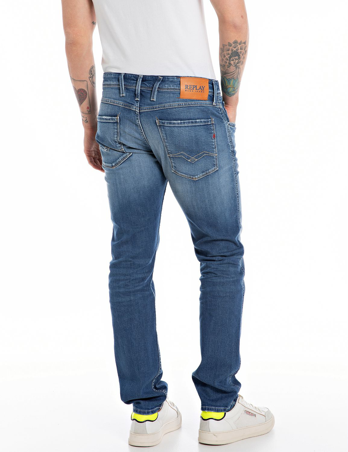 REPLAY JEANS ANBASS - M91 602 - BLUE DENIM. Please Shop